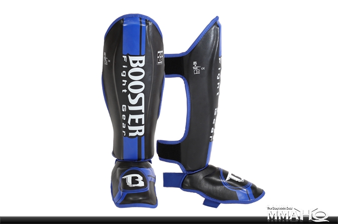 Booster BSG V3 Shinguards - Blue - MMAHQ